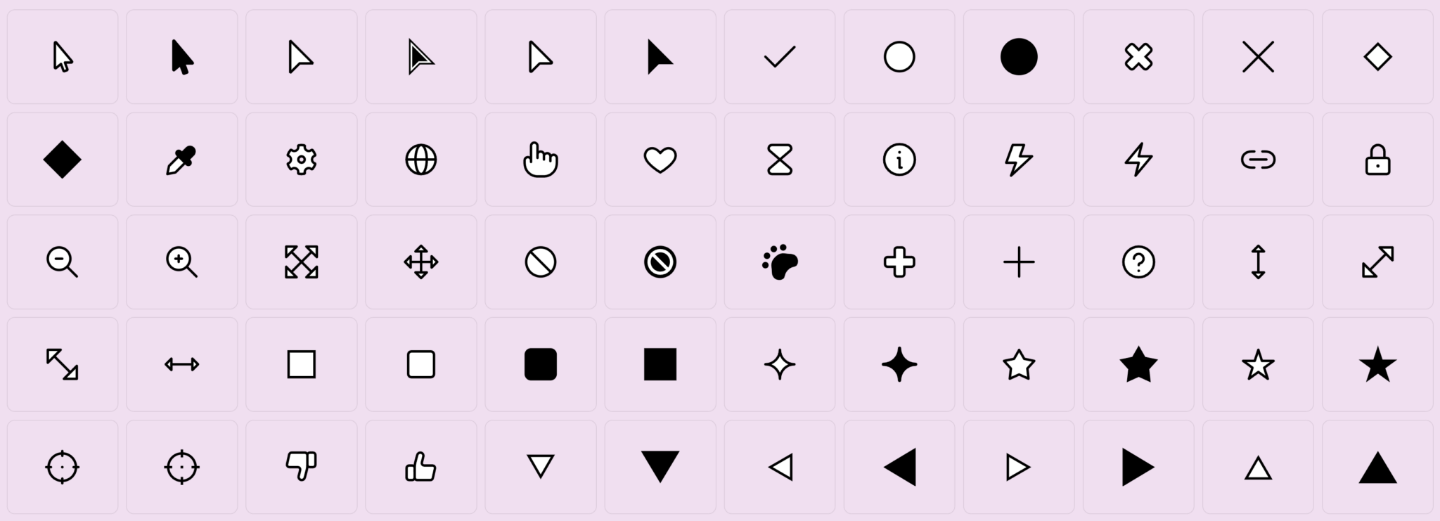 New: 60 Website Cursors | SVG Backgrounds New: 60 Website Cursors | SVG Backgrounds